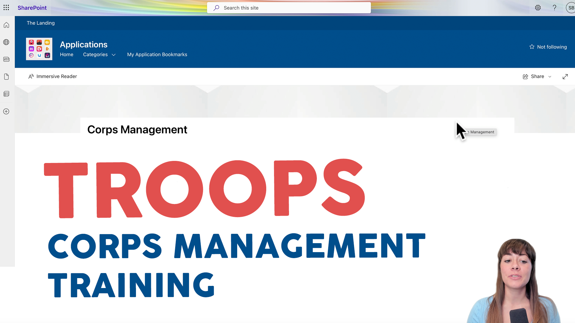 Troops Corps Management Training Graphic Final | SAYCONNECT